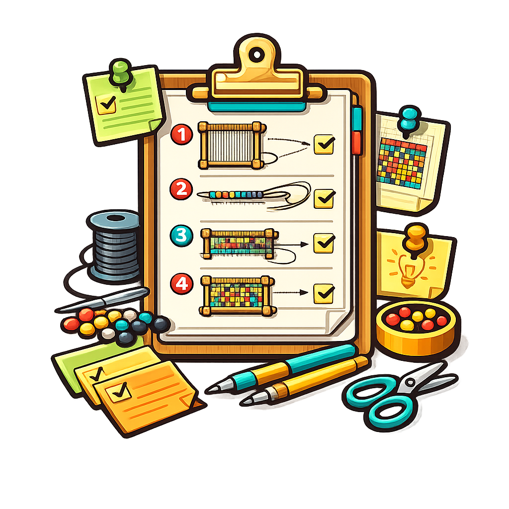 Step-by-Step Bead Loom Notes – Bead Loom Weaving